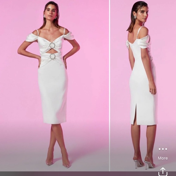 Neiman Marcus | Dresses | Neiman Marcus Gigiis June Dress White Xsmall Msrp 25 | Poshmark